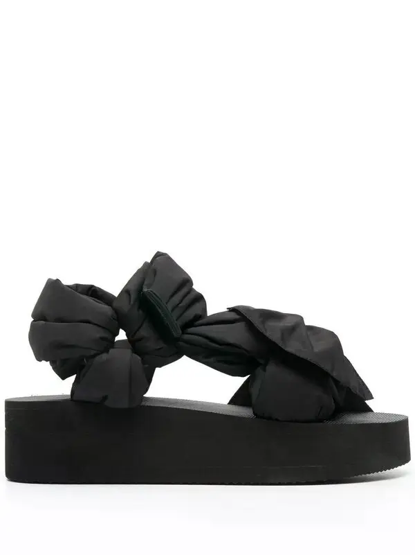 Red Valentino Bow-detail Flatform Sandals