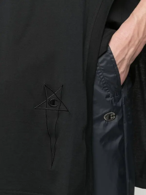Rick Owens Asymmetric Short-sleeved T-shirt