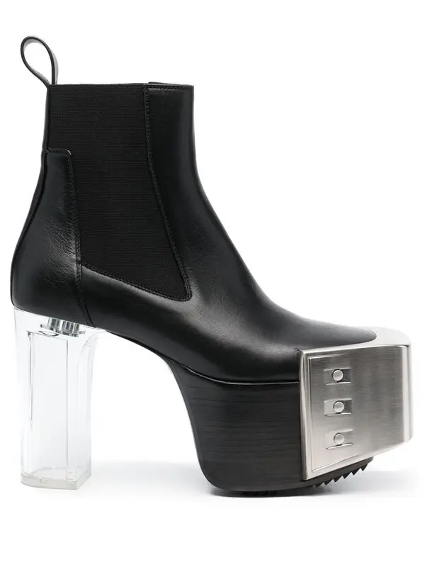 Rick Owens Transparent-heel Platform Boots