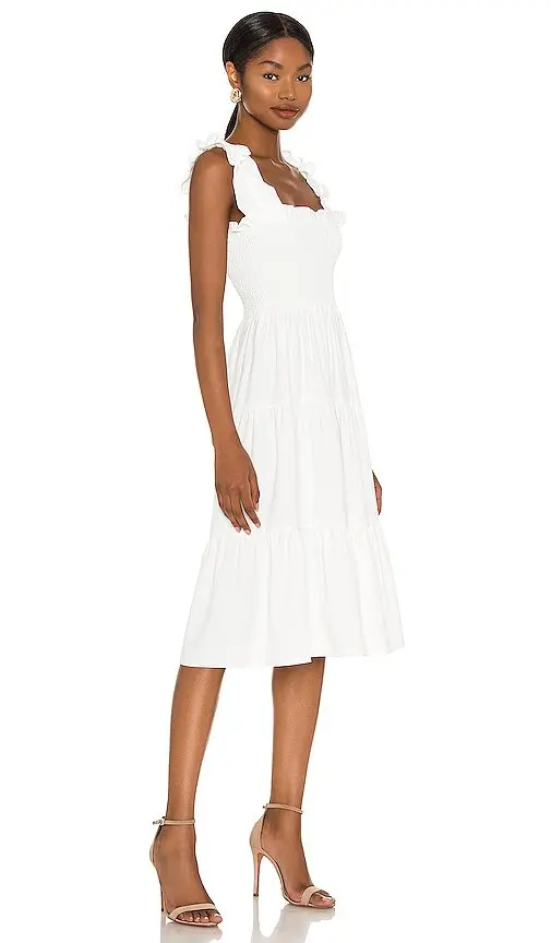 Amanda Uprichard Adelene Midi Dress In Ivory - 10% Off | Editorialist