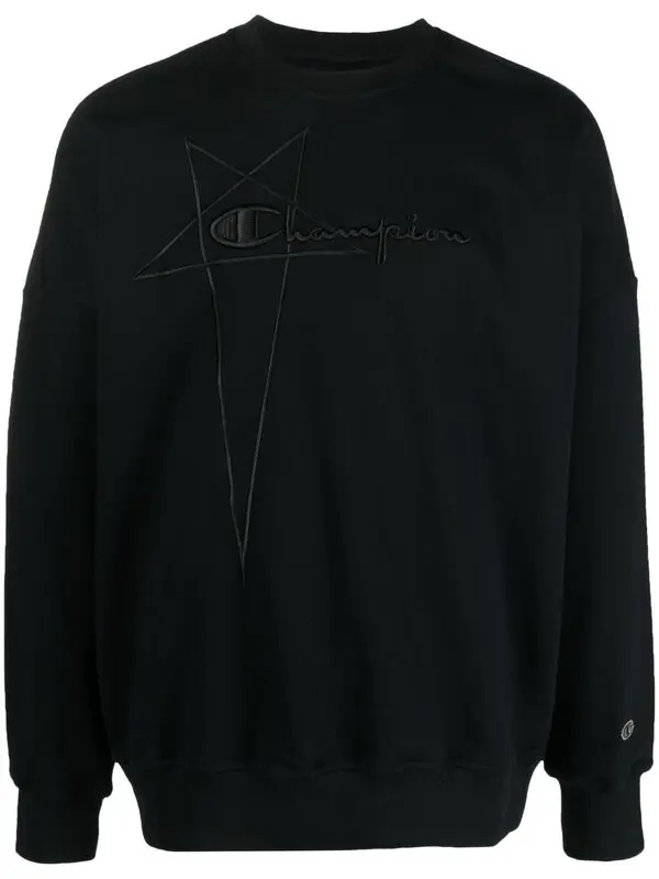 Rick Owens Logo-embroidered Pullover Sweatshirt