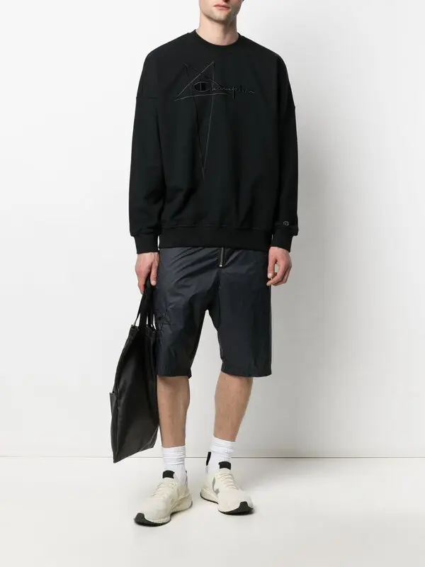 Rick Owens Logo-embroidered Pullover Sweatshirt