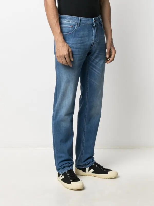 HANDPICKED Orvieto Slim-fit Jeans - Blue