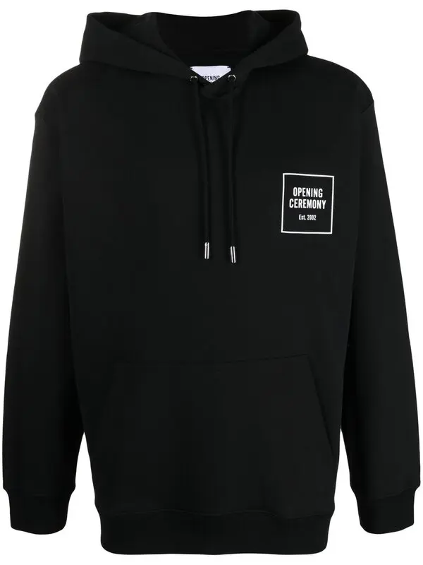 Opening Ceremony Graphic-print Hoodie - Black