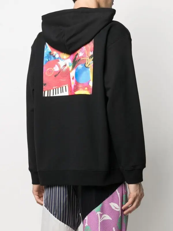 Opening Ceremony Graphic-print Hoodie - Black