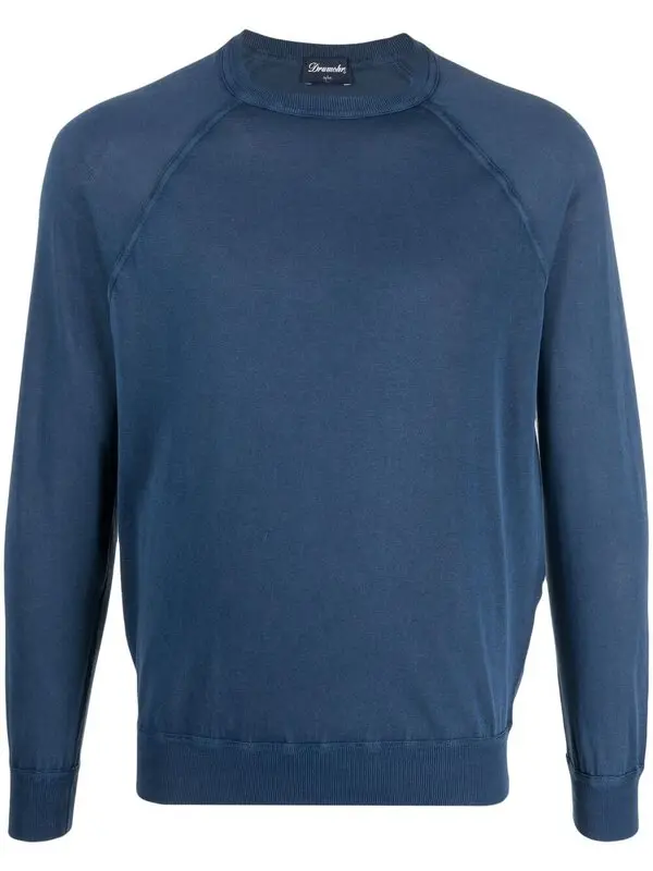 DRUMOHR Cotton Raglan Sleeve Jumper