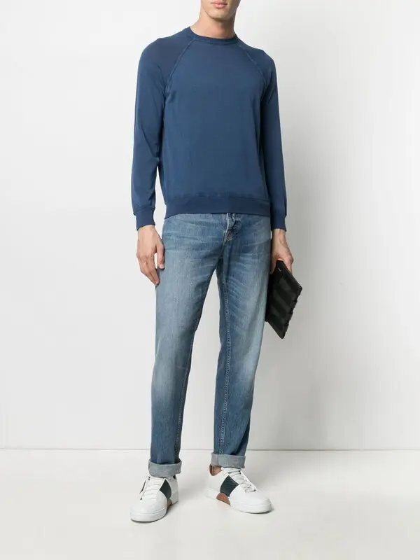 DRUMOHR Cotton Raglan Sleeve Jumper