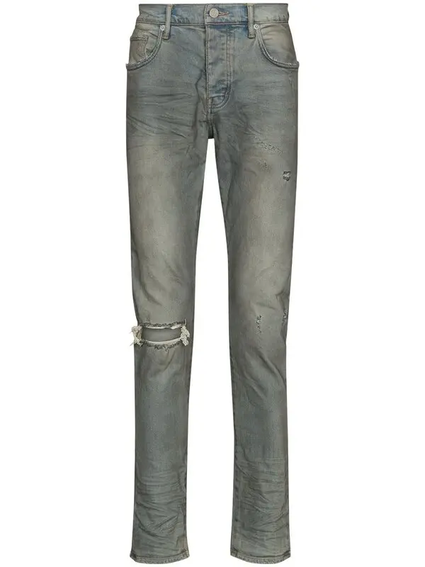 PURPLE BRAND Distressed-look Jeans