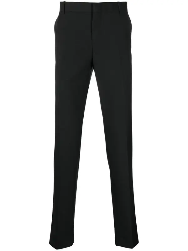 Alexander McQueen Slim-leg Tailored Trousers - Black