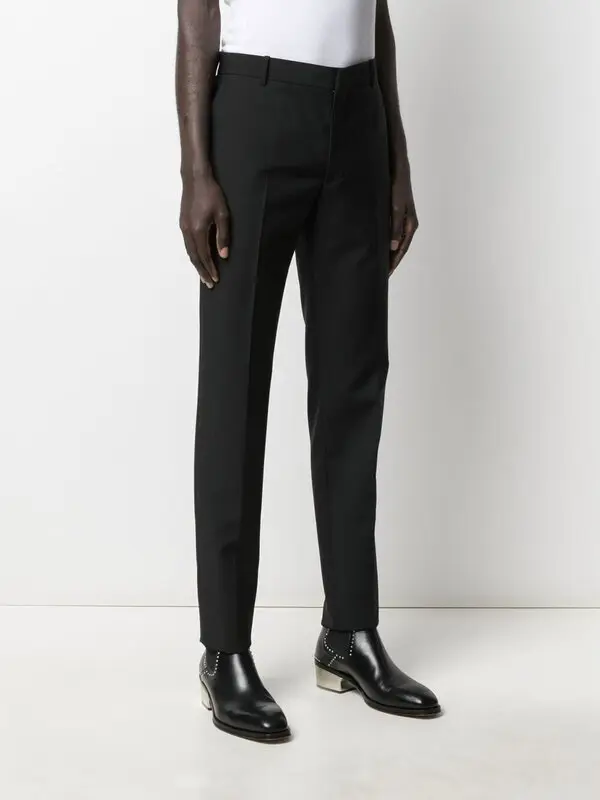 Alexander McQueen Slim-leg Tailored Trousers - Black