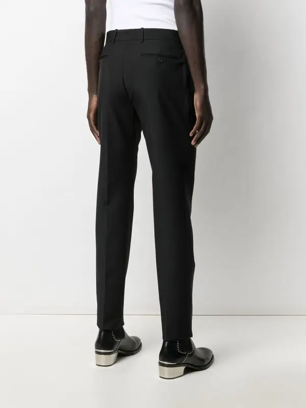 Alexander McQueen Slim-leg Tailored Trousers - Black