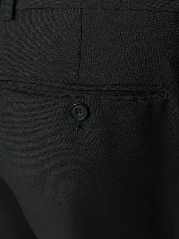 Alexander McQueen Slim-leg Tailored Trousers - Black