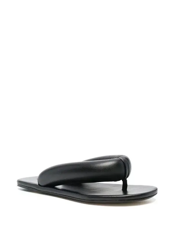 Staud Padded Slip-on Leather Sandals