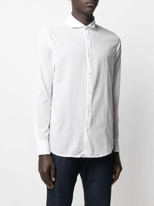 DEPERLU Long-sleeved Cotton Shirt