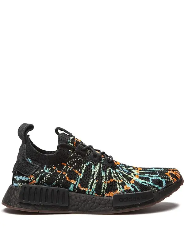 Adidas Nmd_r1 Primeknit Glitch Sneakers - Black