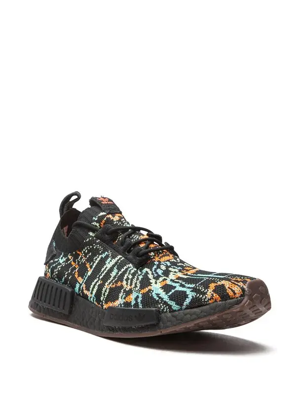 Adidas Nmd_r1 Primeknit Glitch Sneakers - Black