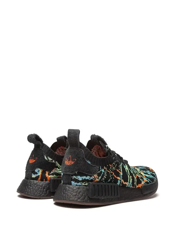 Adidas Nmd_r1 Primeknit Glitch Sneakers - Black