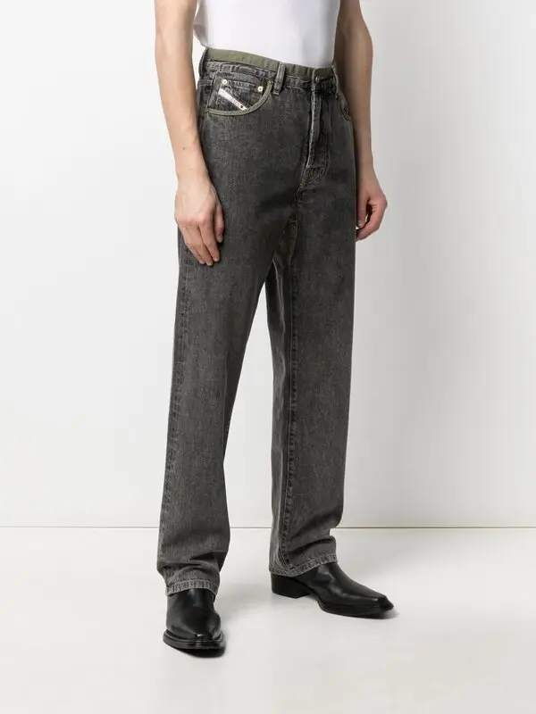 DIESEL® Mid-rise Straight-leg Jeans