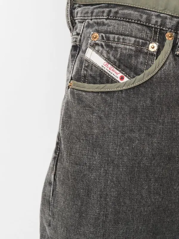DIESEL® Mid-rise Straight-leg Jeans