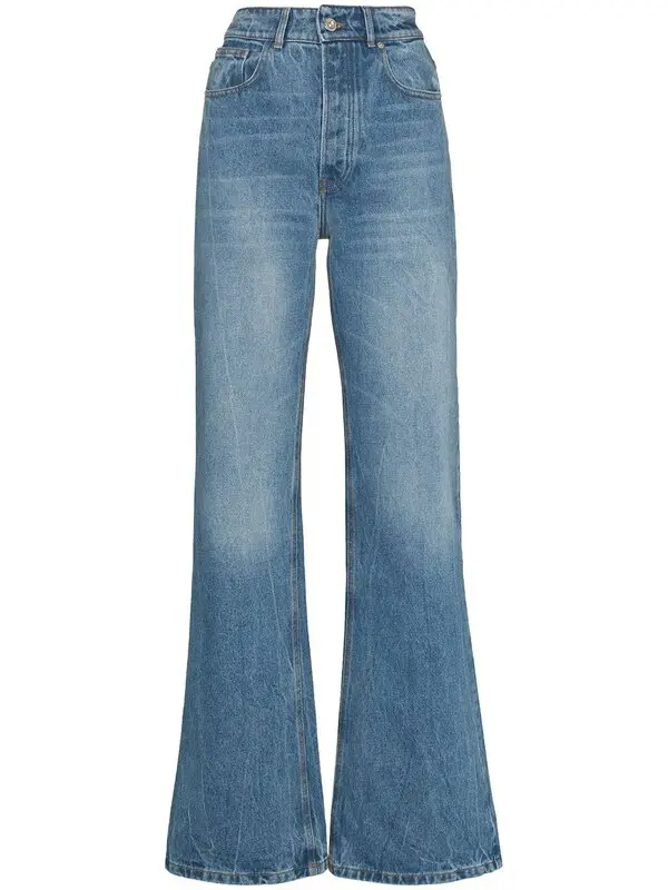 Rabanne High-rise Wide-leg Jeans
