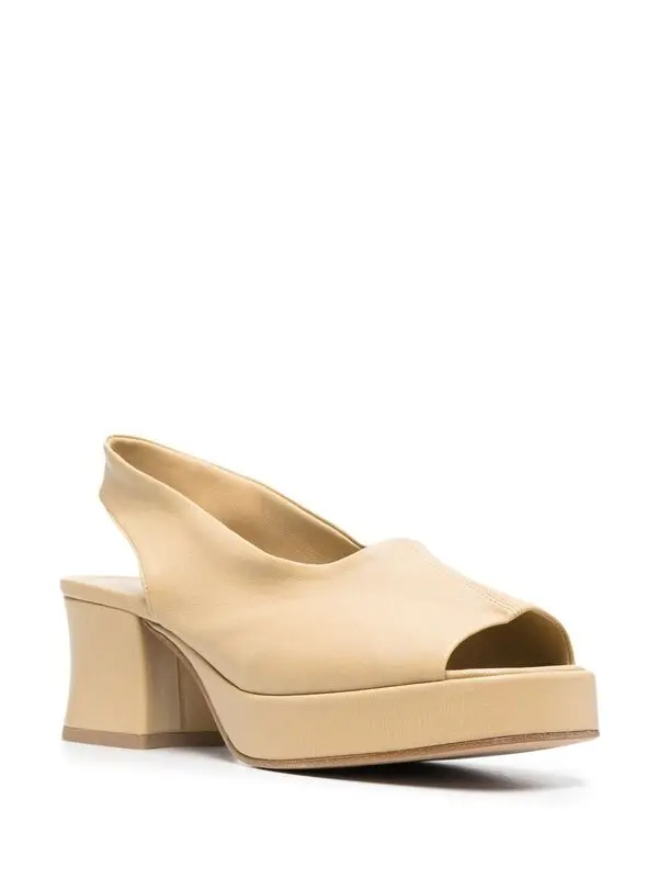 Bottega Veneta Stack Slingback Sandals