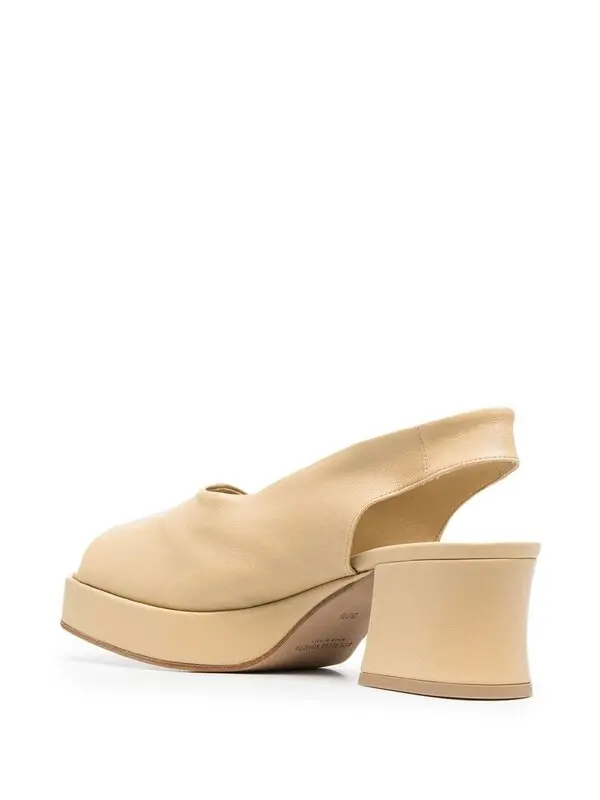 Bottega Veneta Stack Slingback Sandals
