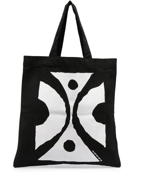 10 CORSO COMO Thalia Canvas Tote Bag - Black
