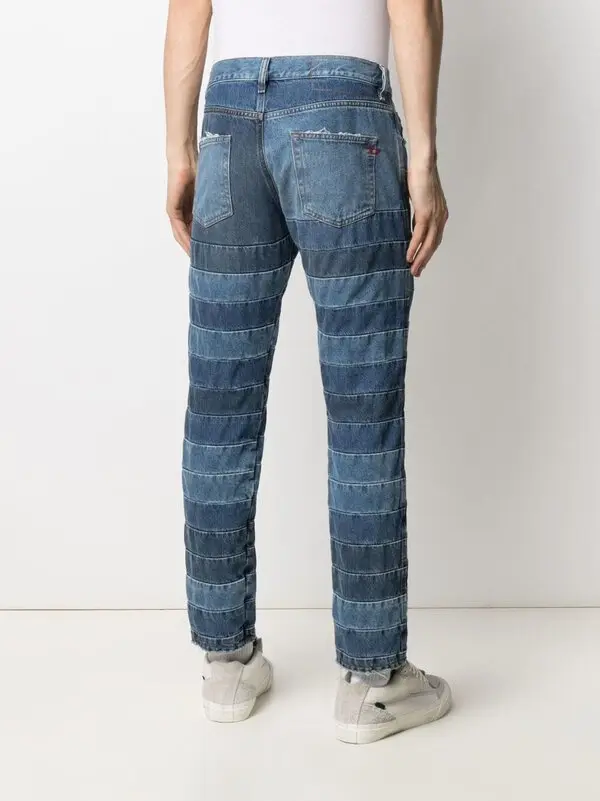 DIESEL D-strukt Panelled Slim Jeans