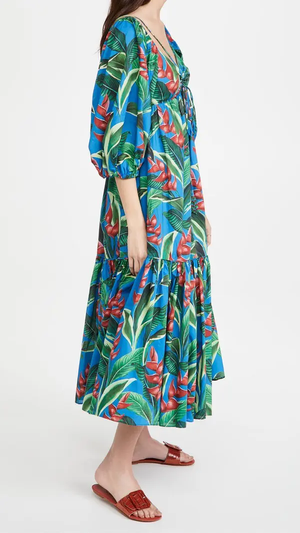 farm rio dream garden midi dress FARM RIO