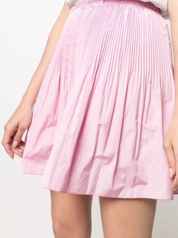Red Valentino Pleated A-line Skirt