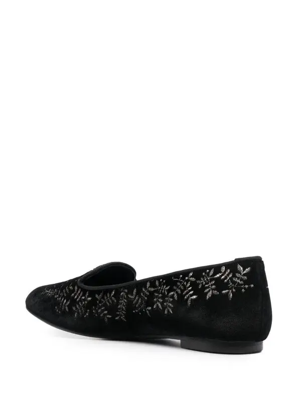 10 CORSO COMO X Castañer Hojas Velvet Slippers