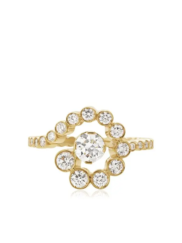 Sophie Bille Brahe 18kt Yellow Escargot De Diamant Ring - Gold