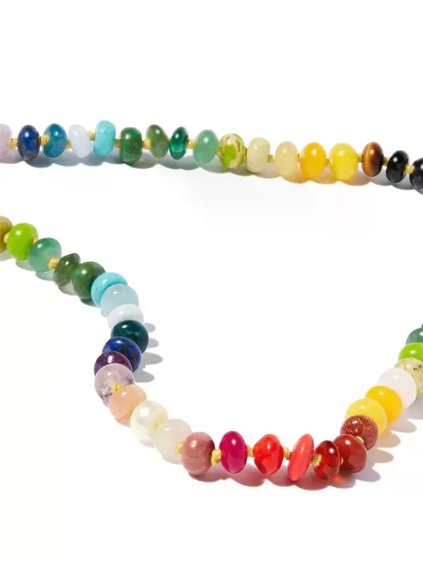 Harwell Godfrey 18kt Yellow Gold Rainbow Gemstone Necklace