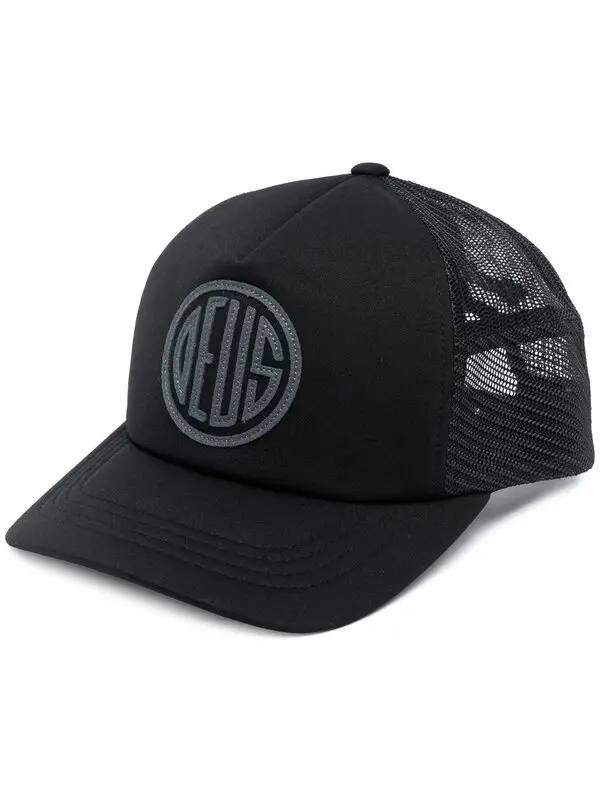 Deus Ex Machina Logo-embellished Cap - Black