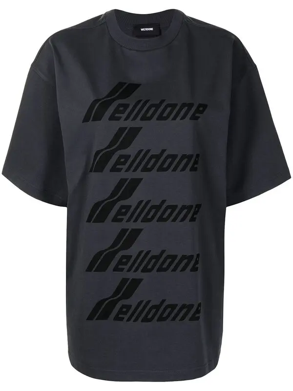 We11Done Logo-print Cotton T-shirt