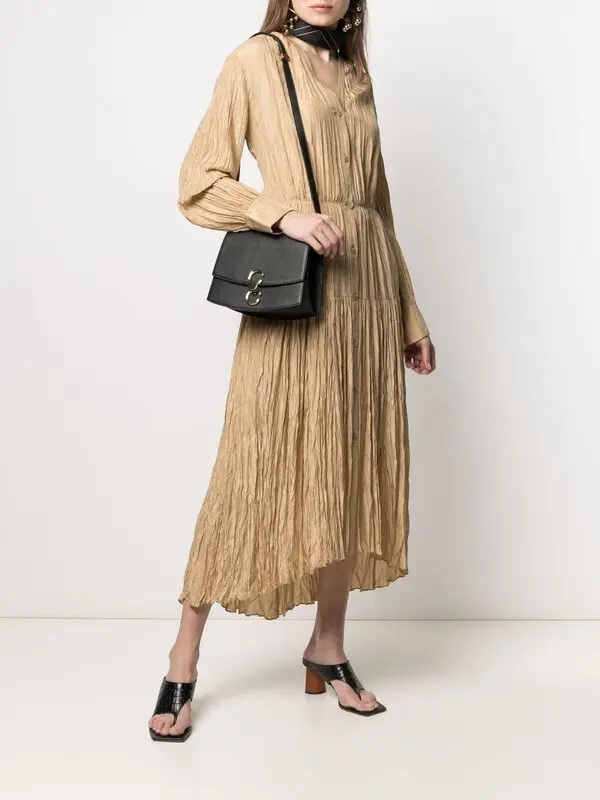 Cafuné Pendulum Flap Bag In Black - 30% Off | Editorialist