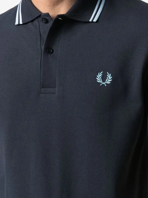 Fred Perry Embroidered-logo Polo Shirt