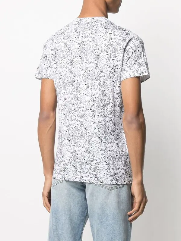 10 CORSO COMO Graphic Print T-shirt - White