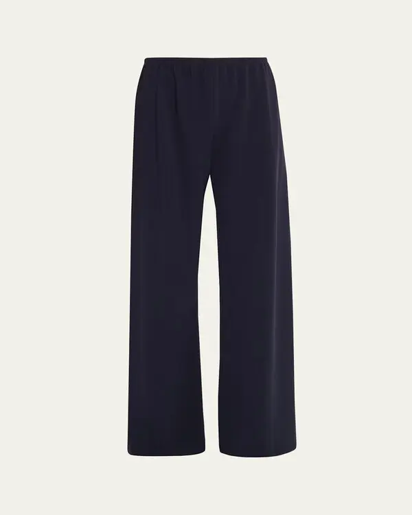 THE ROW Gala Wide-leg Crepe Pants