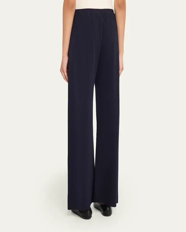 THE ROW Gala Wide-leg Crepe Pants