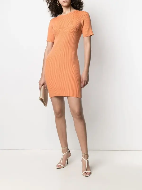 Stella McCartney Rib-detail Bodycon Dress