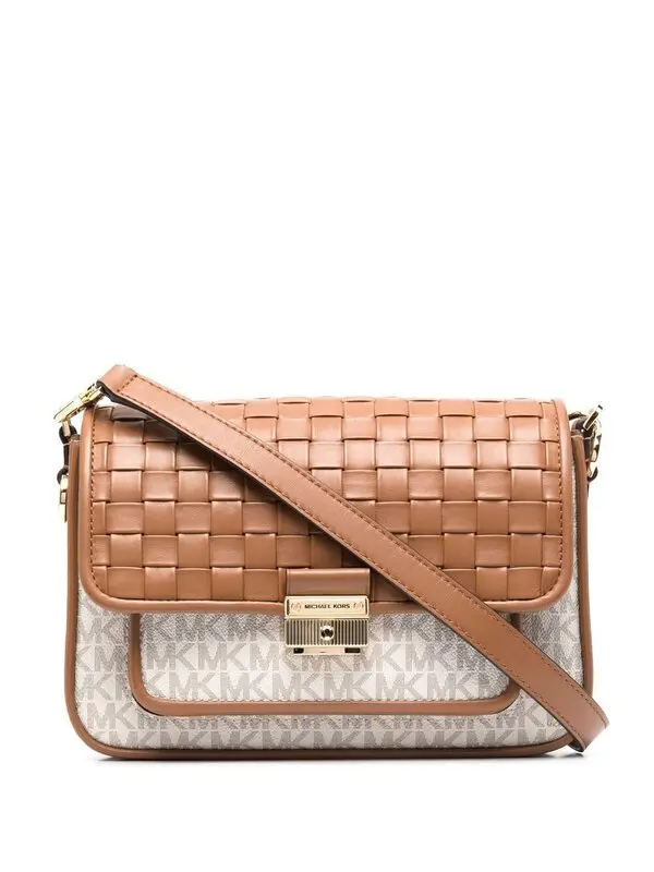 Michael Kors Interwoven Monogram Crossbody Bag