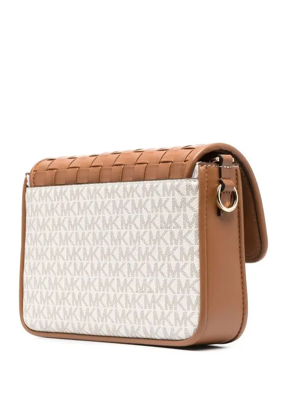 Michael Kors Interwoven Monogram Crossbody Bag