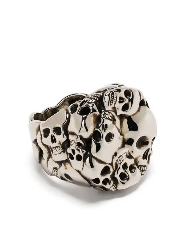 Alexander McQueen Multi Skull Ring