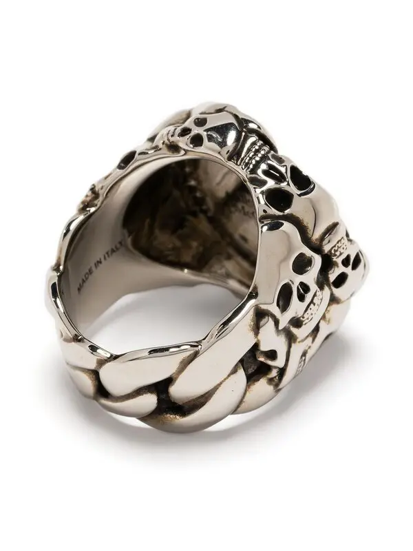 Alexander McQueen Multi Skull Ring