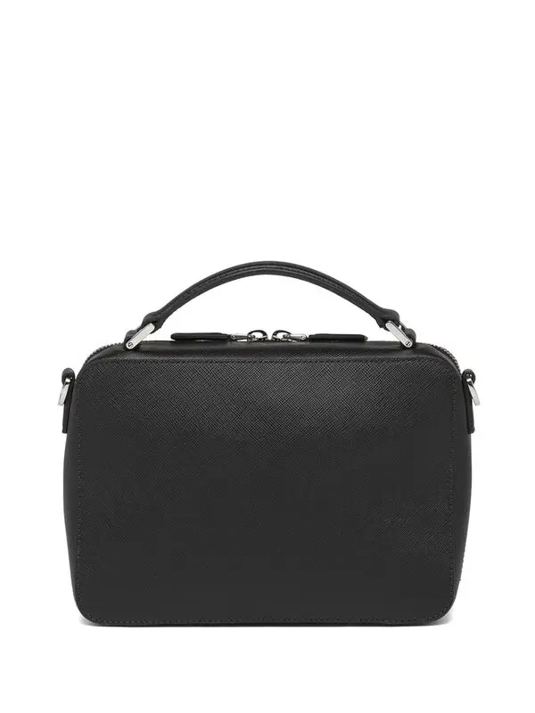 Prada Brique Saffiano Leather Bag - Black