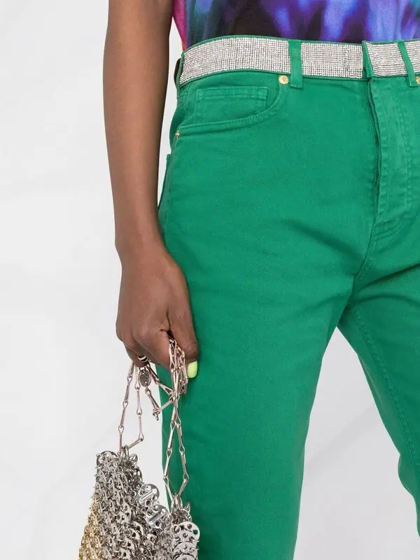 Alexandre Vauthier Embellished Slim Leg Jeans