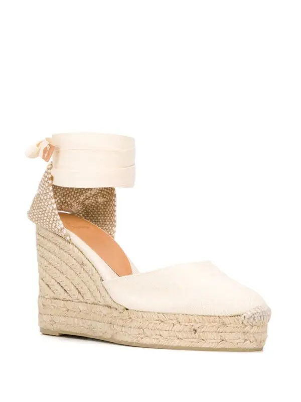 CastaÑer Carina Wedge Espadrilles - White