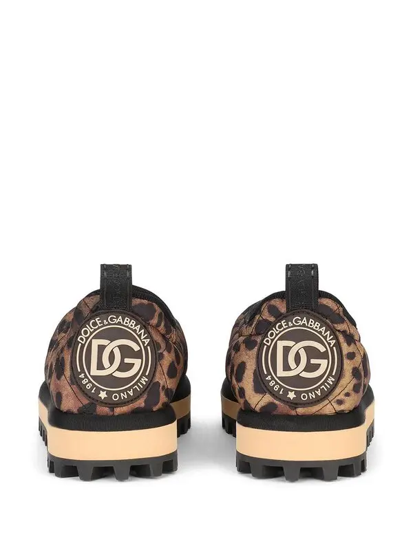 Dolce & Gabbana Leopard-print Slippers