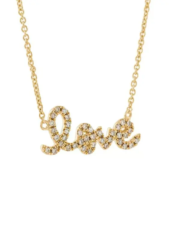 SYDNEY EVAN Diamond Love Pendant Necklace